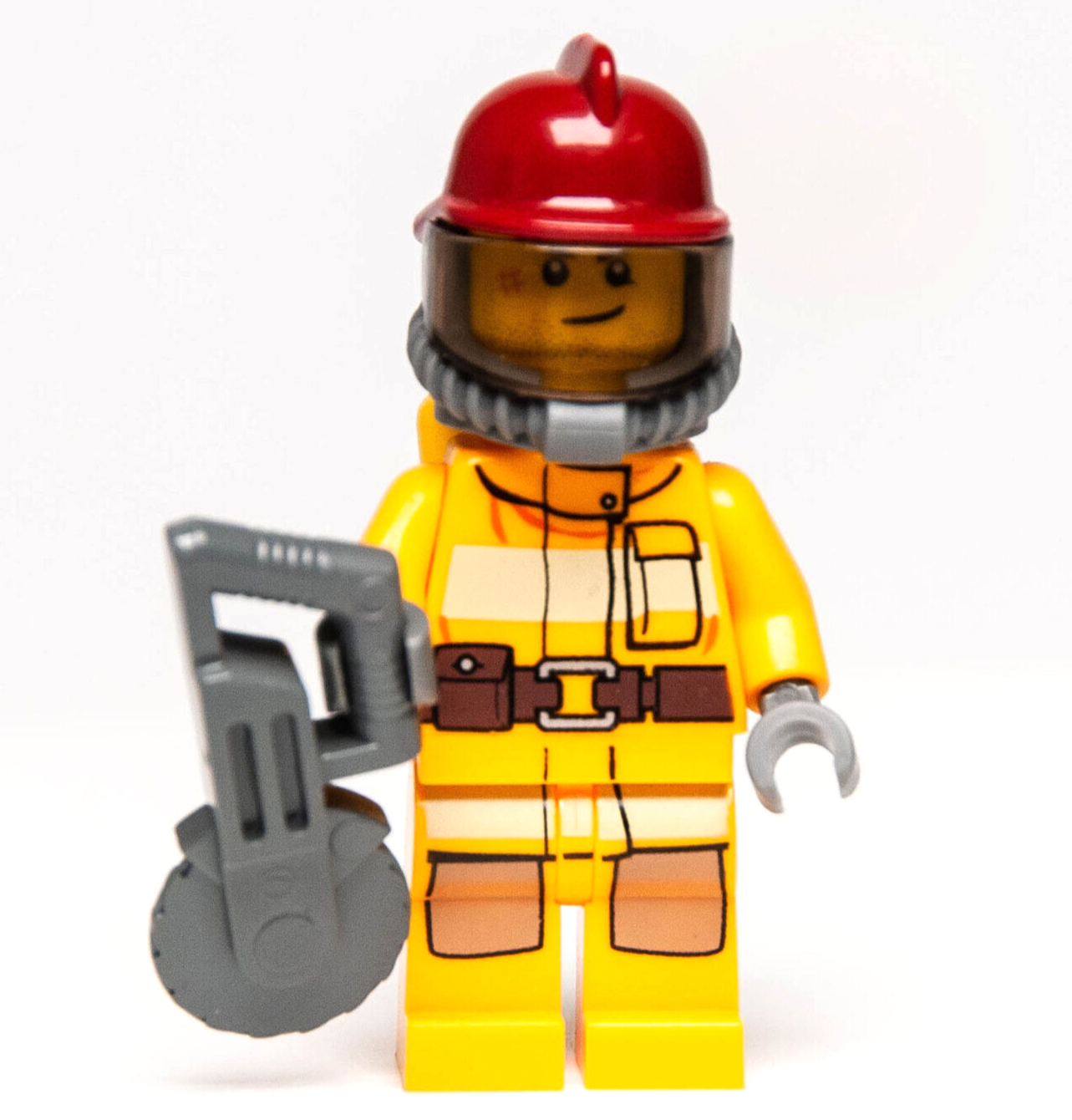 LEGO City Fire Minifigure (cty0287) 4427 853378 Fireman Dark Red Helme