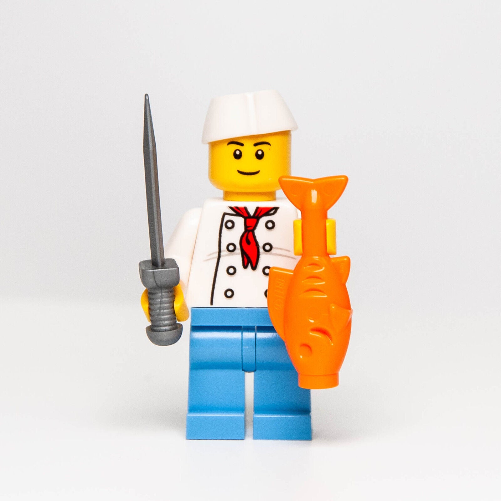 LEGO City Town Chef Fishmonger Minifigure (chef024) 45022
