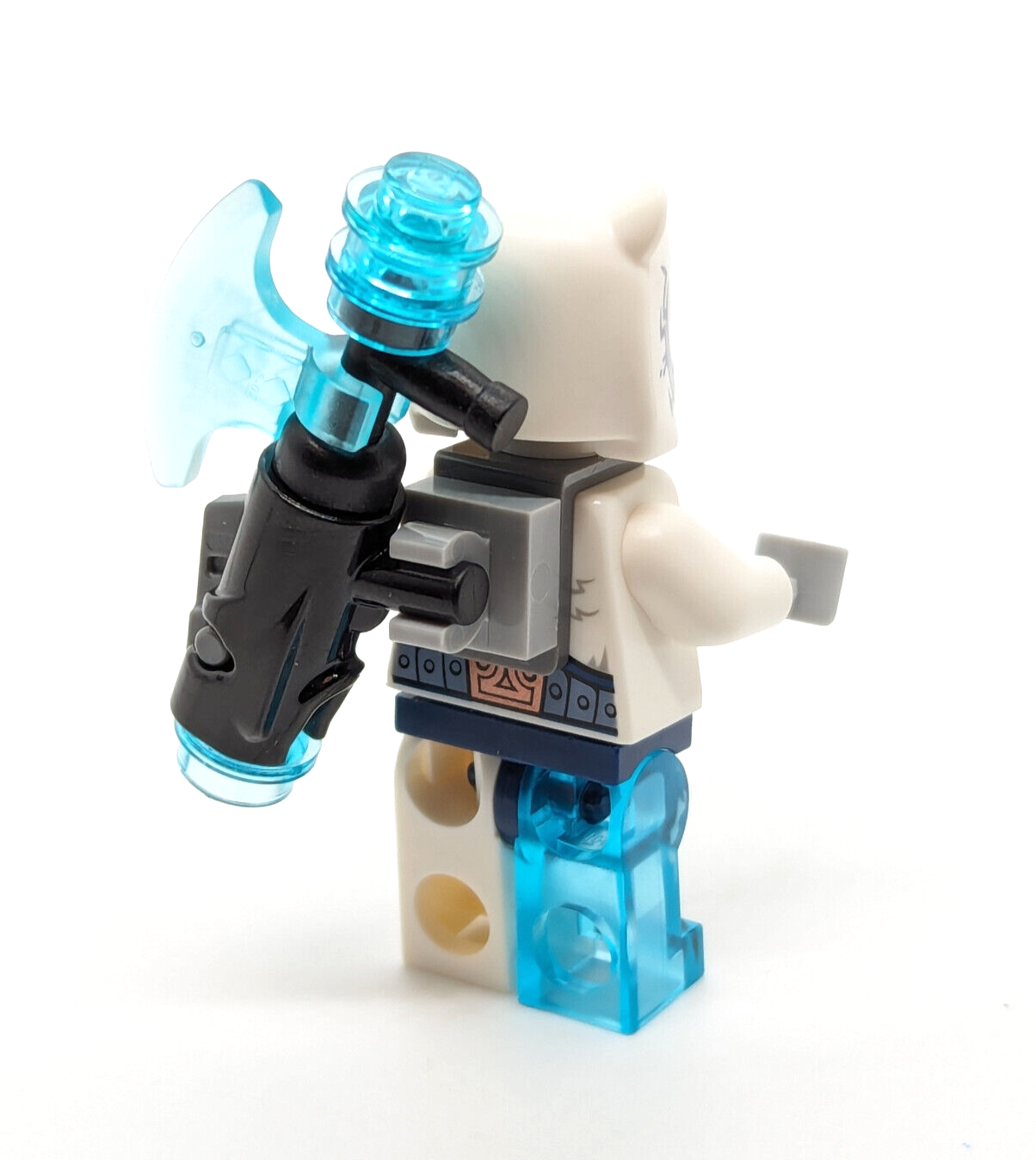 Lego Chima Minifigure Iceklaw (loc154) Freeze Cannon Ice Bear Tribe 70