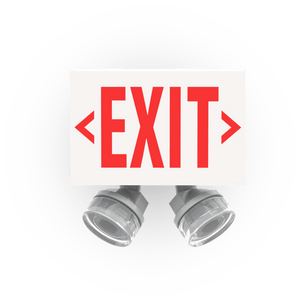 Emergency Exit Sign - Custom Printed 2x3 Tile - Made using LEGO® parts