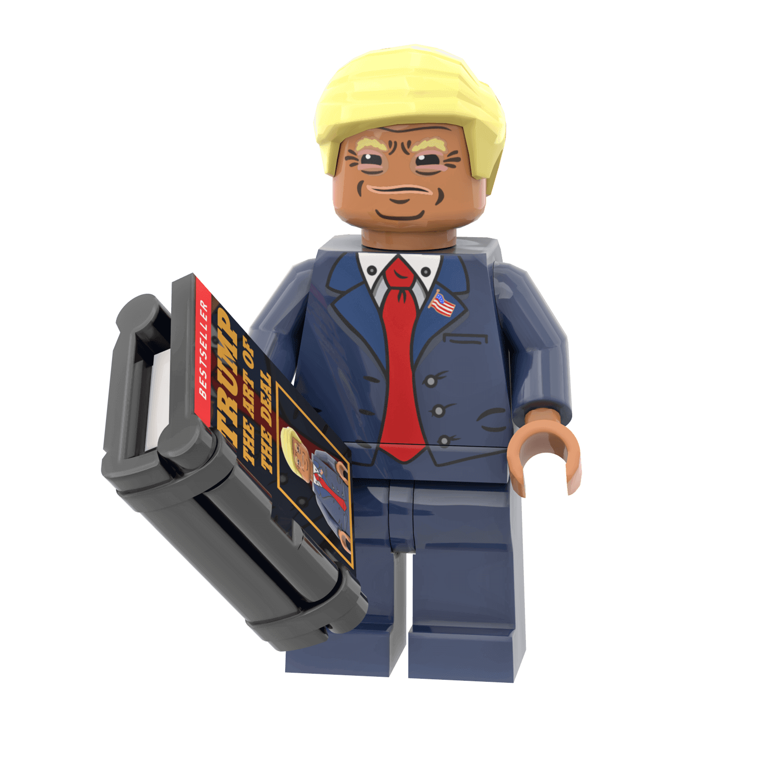 President Donald Trump - Custom Printed Minifig - Made Using LEGO® Par