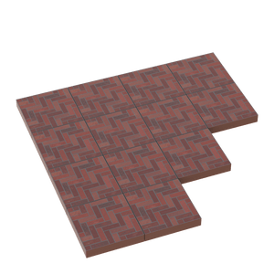 Brick Floor Tile - Custom Printed - Made Using a LEGO® Tile