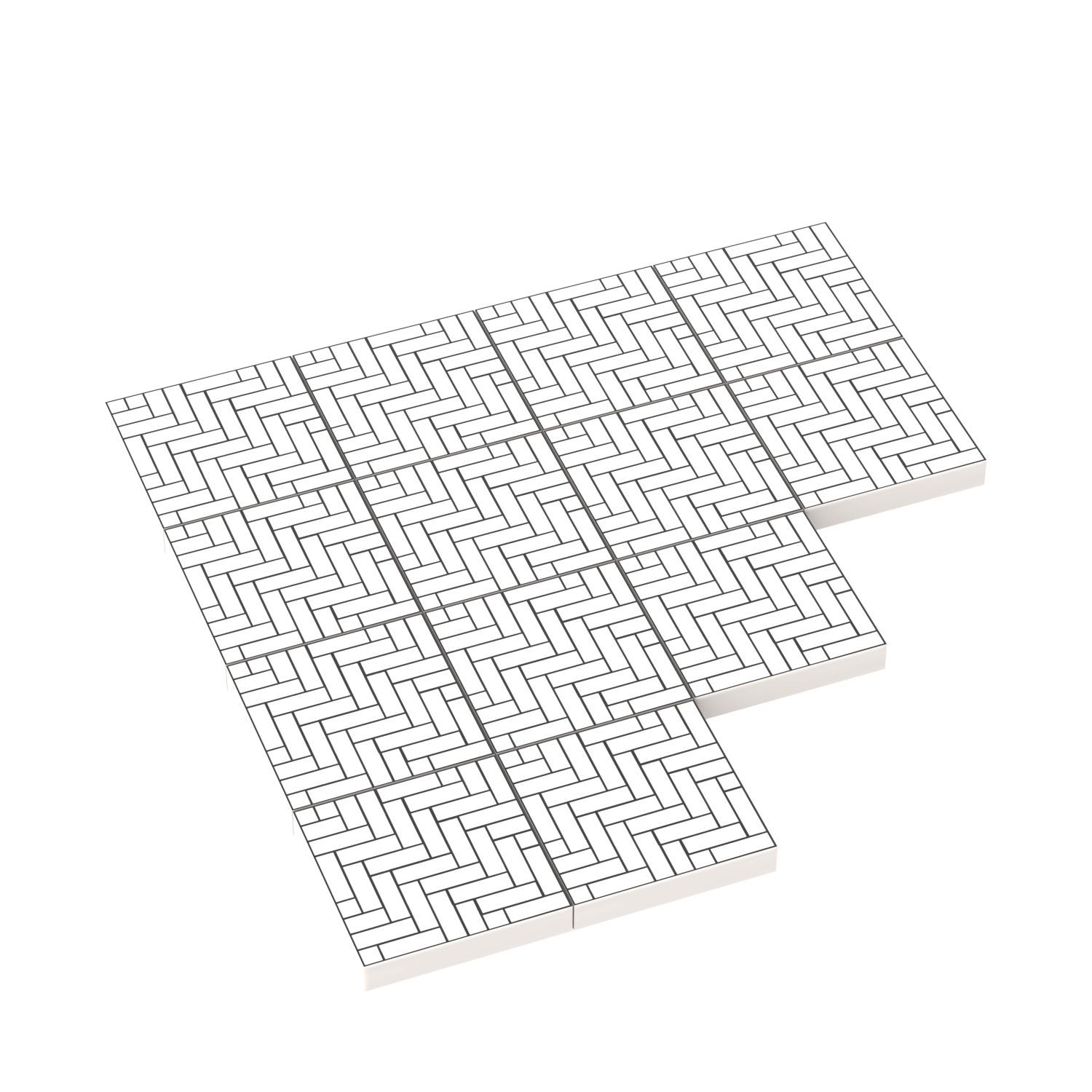 Subway Tile for Floor & Wall - Custom Printed Lego (20 Pack)