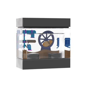 Hamster Enclosure - Minifig Scale - Custom Printed - Made Using LEGO®