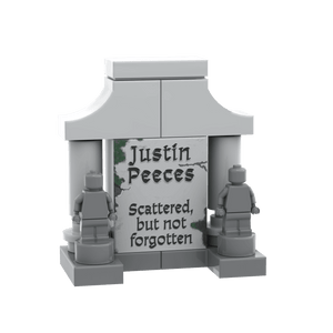 Tombstone 5-Pack - Custom Printed - Made Using LEGO® Parts