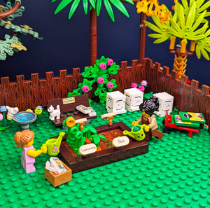 Loving Memory Bench - Custom Brick Built Set - Made Using LEGO® Parts