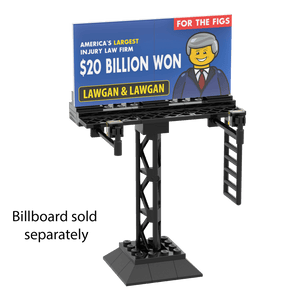 Billboard Support Stand - Custom Set - Made Using LEGO® Parts