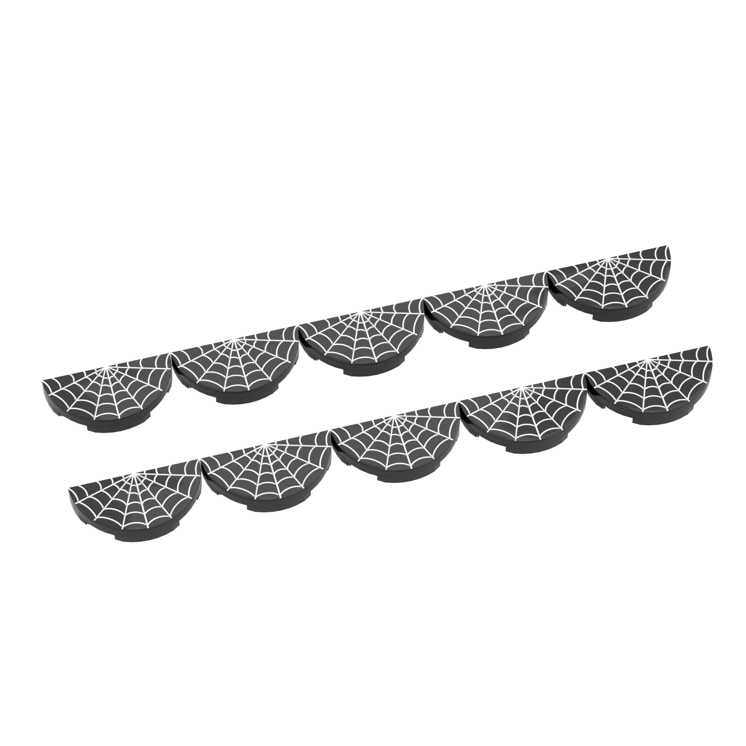 Halloween Spider Web Bunting (10-Pack) - Seasonal Decor - Custom Print