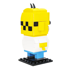 Homer BrickHeadz - Custom Build Set - Made Using LEGO® Parts