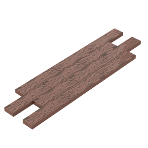 Wood Plank Tile- Custom Printed - Made with LEGO® Parts