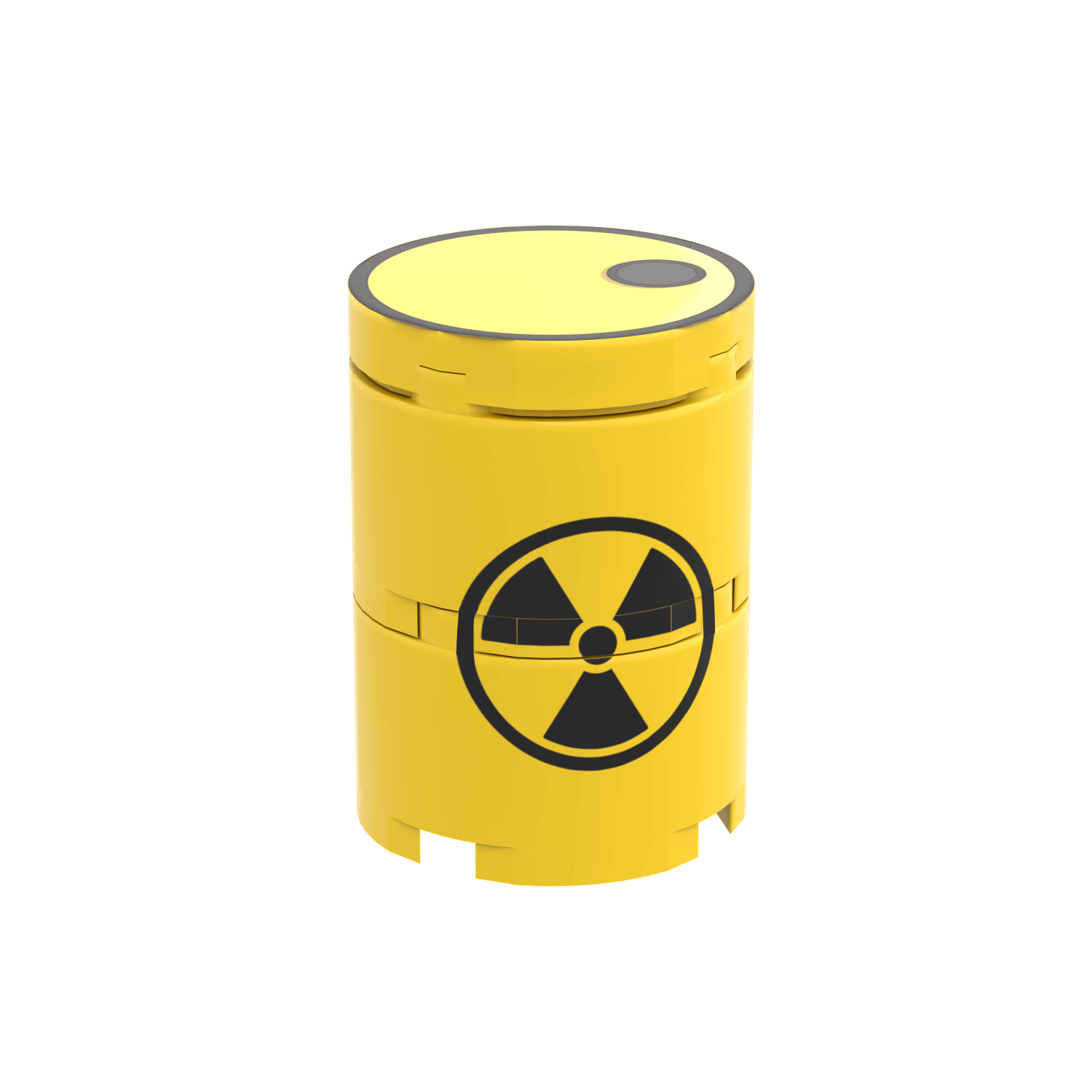 Radioactive Waste Storage Barrel - Custom Designed - Made Using LEGO®