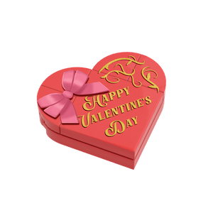 Heart Box of Chocolates - Valentine's Day Candy - Made Using LEGO® Par