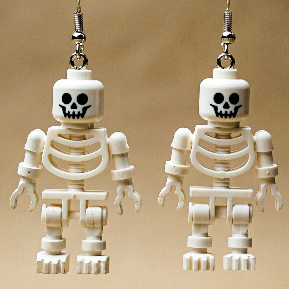 StudBee - Dancing Skeleton Bones LEGO Minifigure Earrings